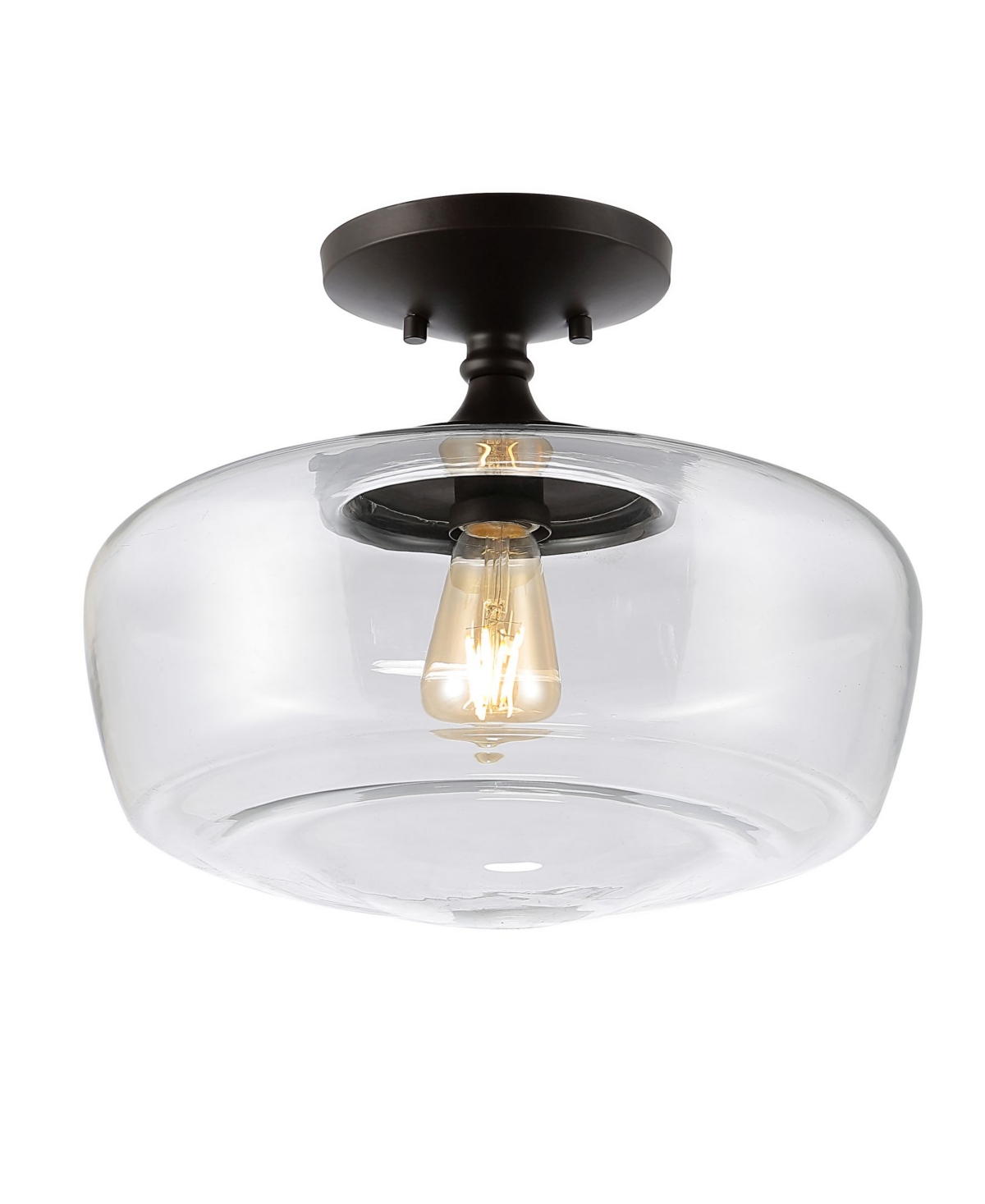 Click here for Marfa Farmhouse Modern Led Flush Mount - Black prices