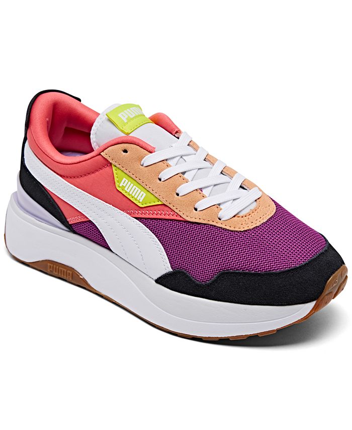 Puma Women's Cruise Rider Sunset Casual Sneakers from Finish Line - Macy's