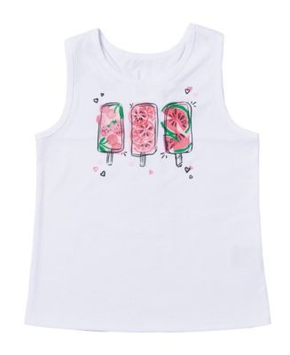 Little Girls Graphic Tank Top - Macy's