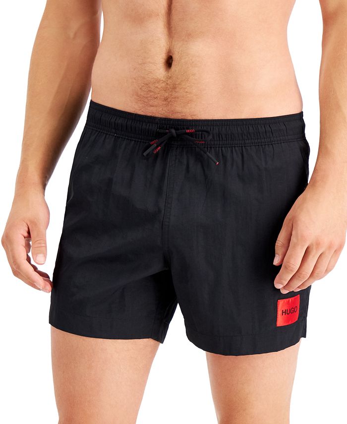 HUGO Hugo Boss Men's Dominica Regular-Fit Quick-Dry 5" Swim Trunks - Macy's