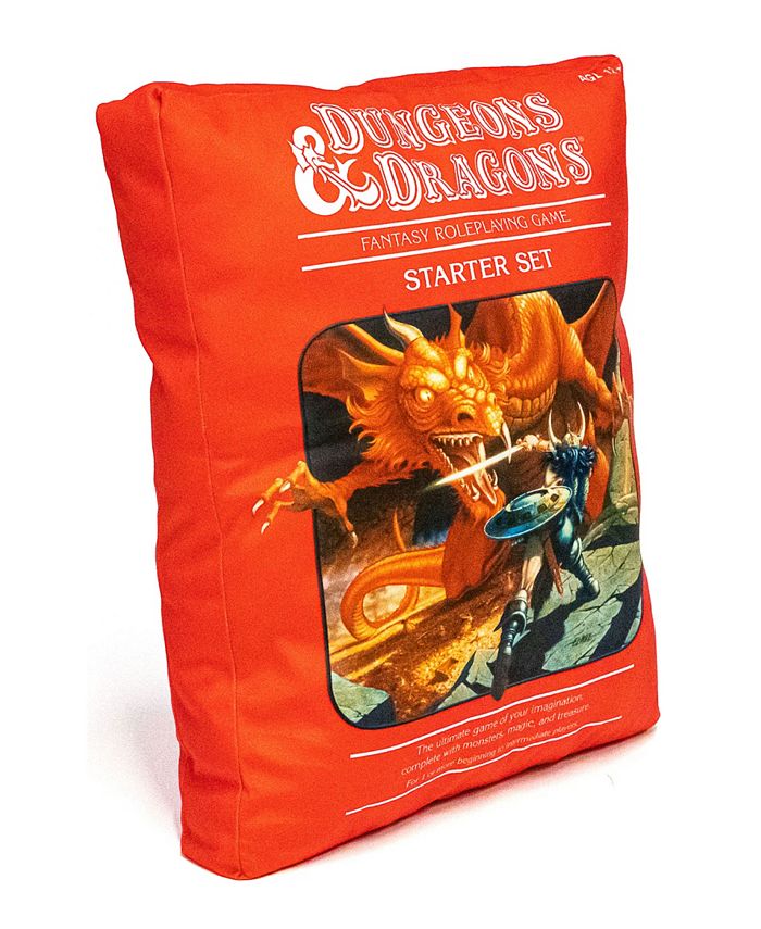 Dungeons & Dragons Red Box Shaped Pillow, 17" x 13" - Macy's