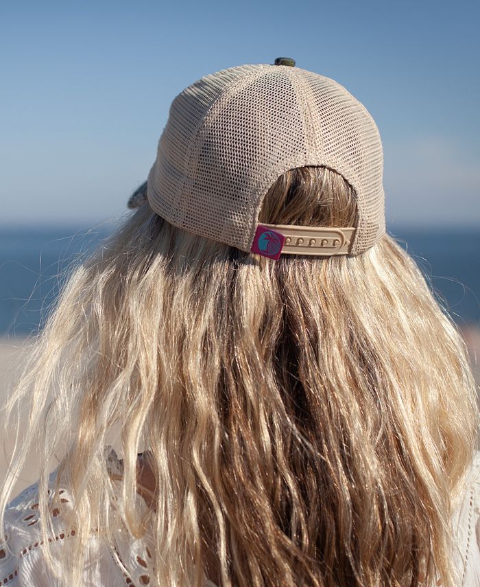 Shady Lady Peaceful Lady Women's Adjustable Snap Back Mesh Camo Peace ...