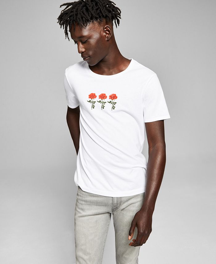 And Now This Men's Three Roses T-Shirt - Macy's