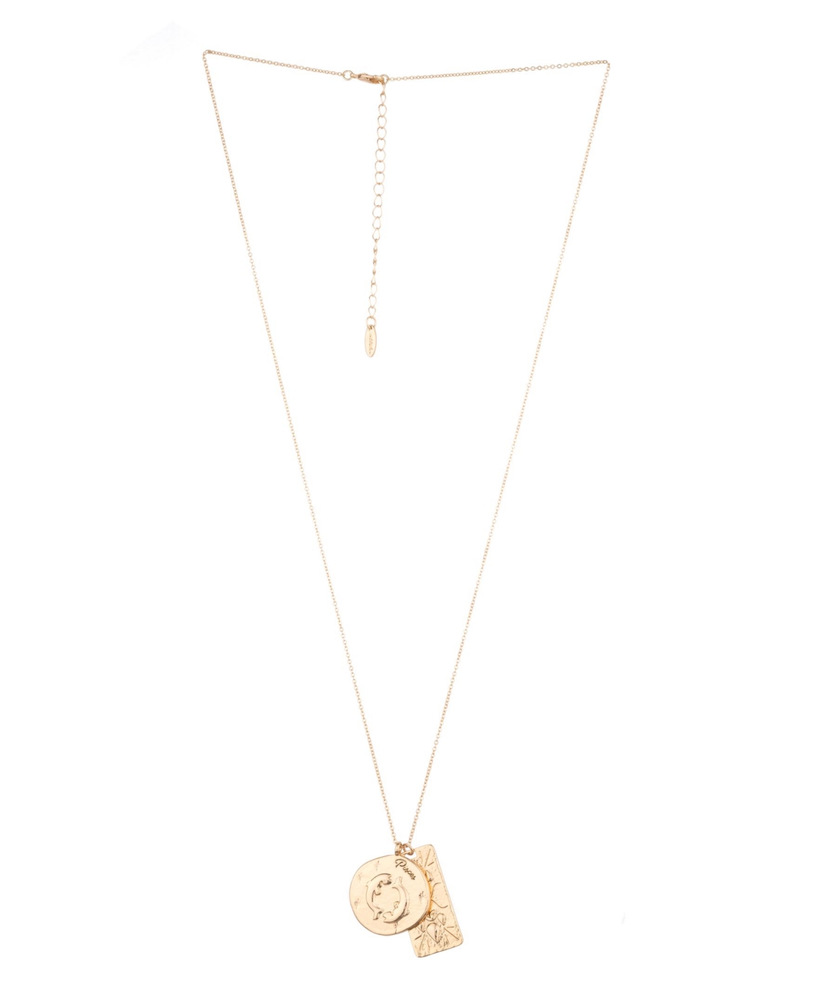 Click here for Ettika Womens Zodiac Double Charm Necklace - Pisce... prices