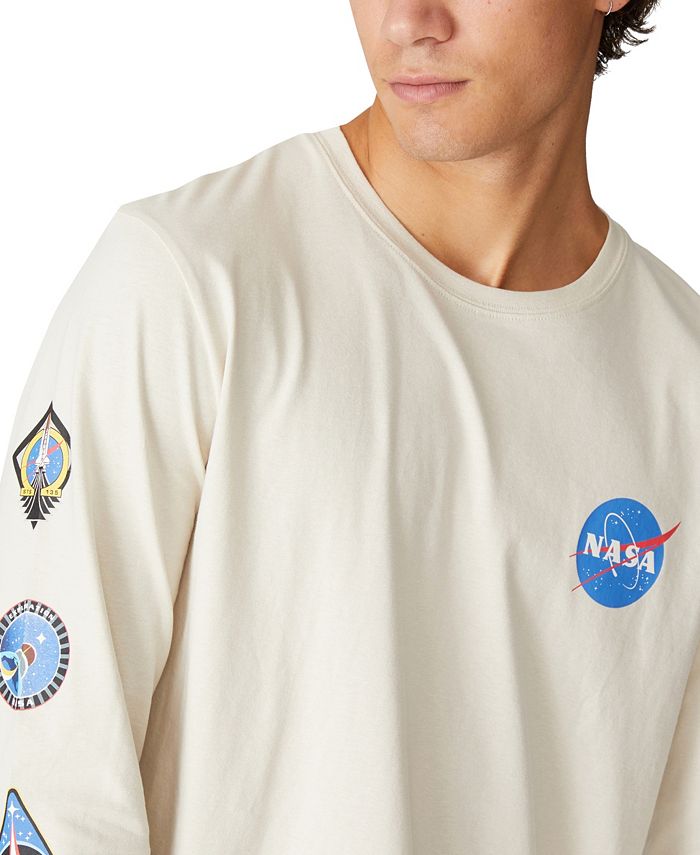 COTTON ON Men's Nasa Long Sleeve T-Shirt & Reviews - T-Shirts - Men ...