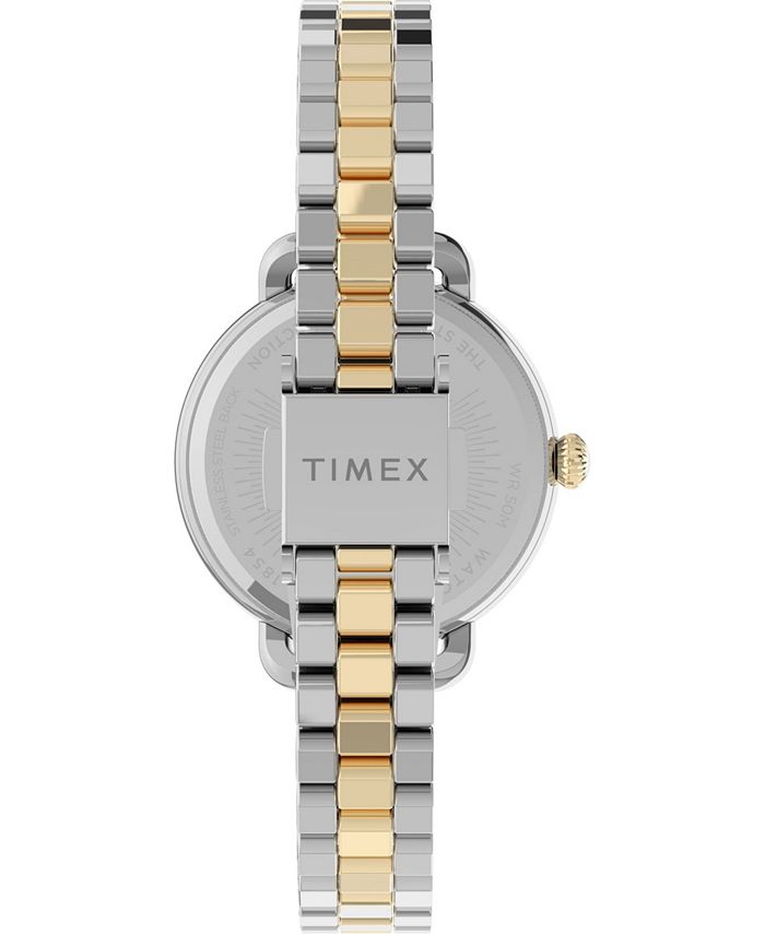 Timex Women's Standard Demi Two-Tone Stainless Steel Bracelet Watch ...