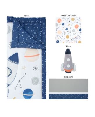 Cosmic Rocket Crib Bedding, Set of 4 - Macy's