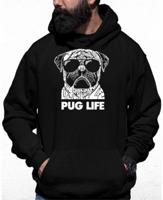 Men's Pug Life Word Art Hooded Sweatshirt - Macy's