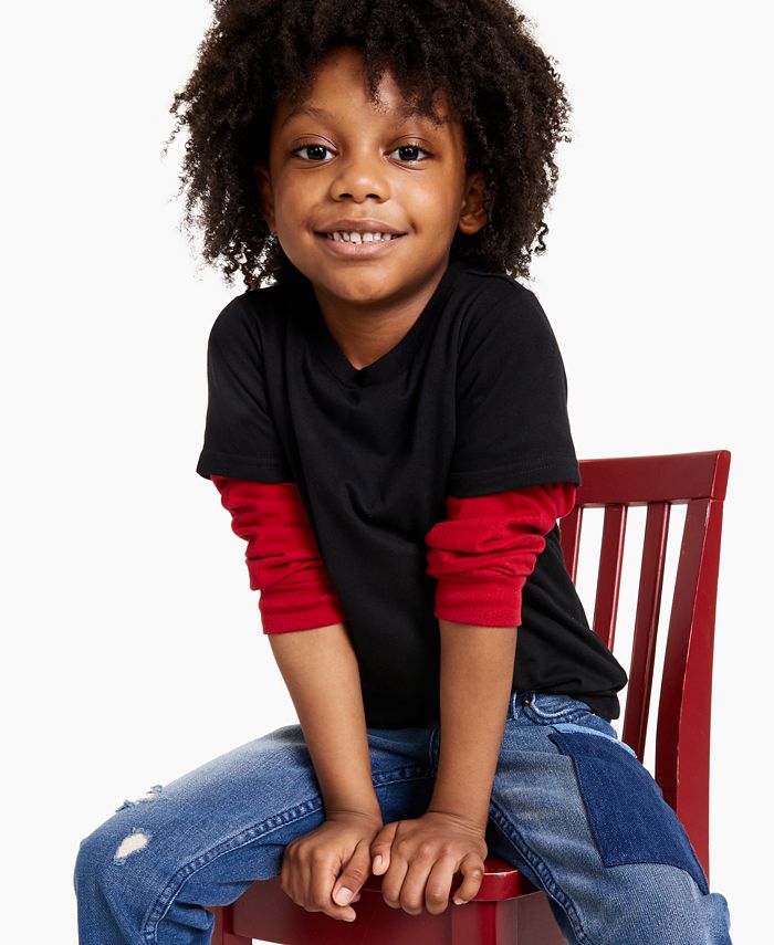 Epic Threads Toddler Boys Solid Basic Tee, Created for Macy's & Reviews ...