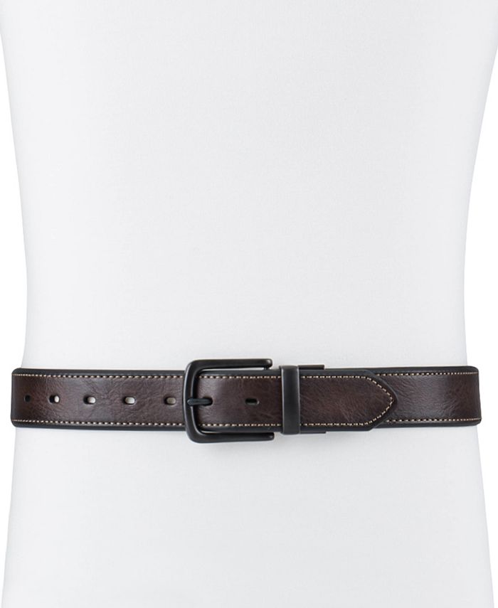 Levi's Men’s Contrast Stitch Reversible Belt - Macy's