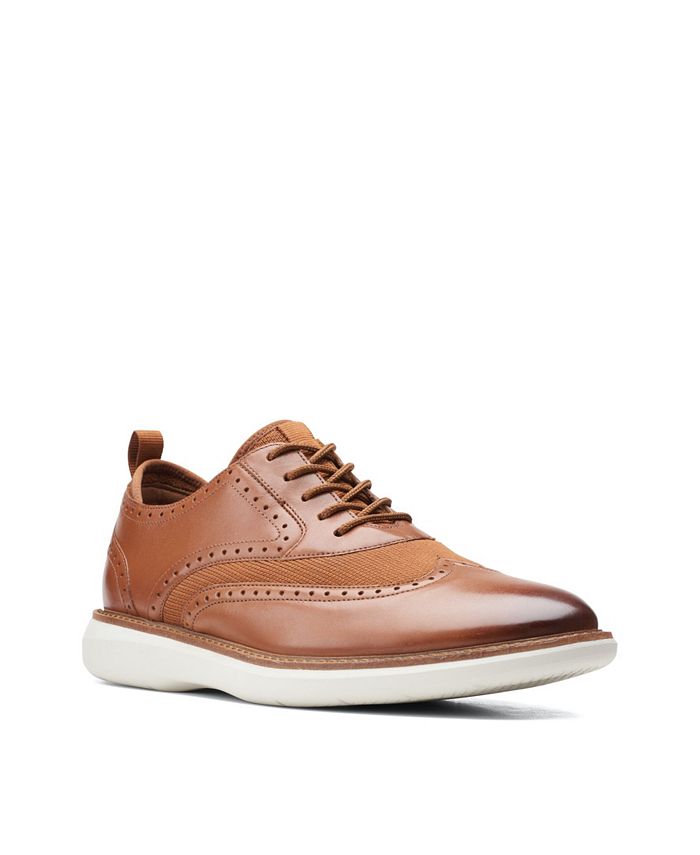 Clarks Men's Brantin Wing Lace-Up Shoes - Macy's