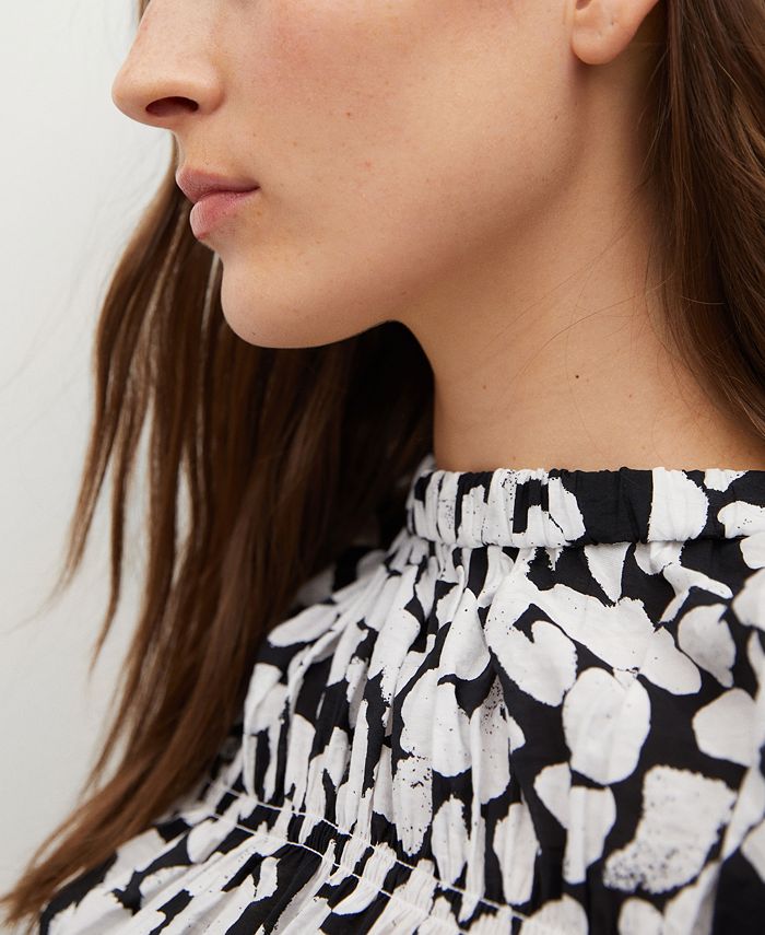 MANGO Draped Crop Top & Reviews - Women - Macy's