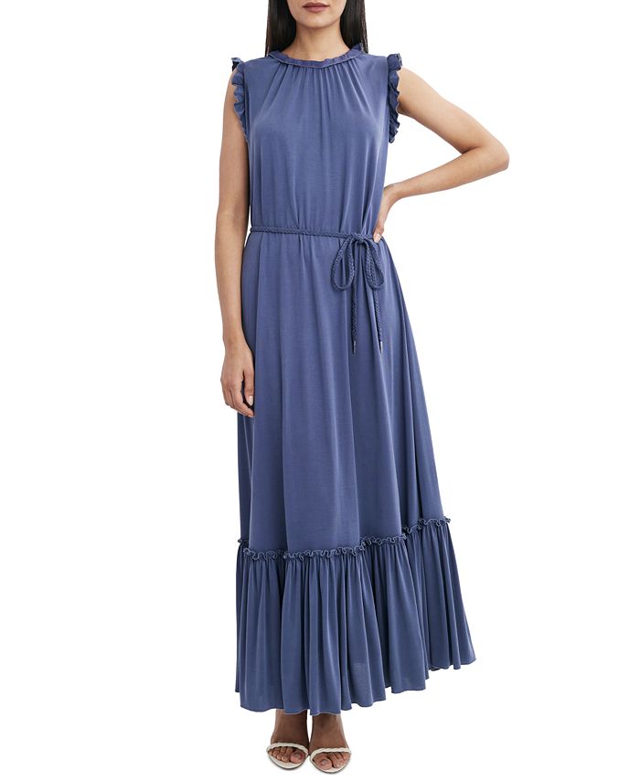 BCBGMAXAZRIA Ruffled Drawstring Maxi Dress & Reviews - Dresses - Women ...