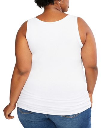 Motherhood Maternity Plus Size Ruched Tank Top - Macy's