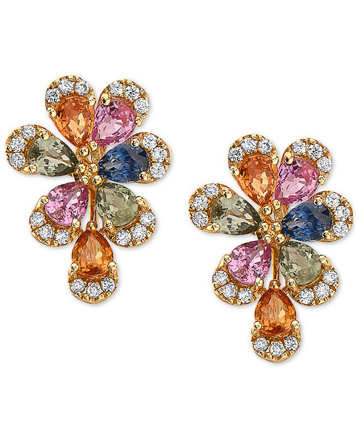 EFFY Collection EFFY® Multi-Sapphire (2-1/2 ct. t.w.) & Diamond (1/5 ct ...