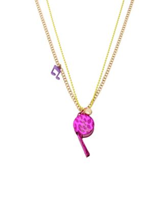 Betsey Johnson Whistle Pendant Long Necklace - Macy's