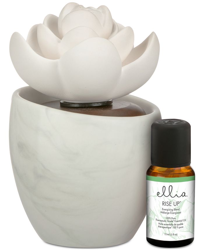 Homedics Lotus Leaf Porcelain Aroma Diffuser - Macy's