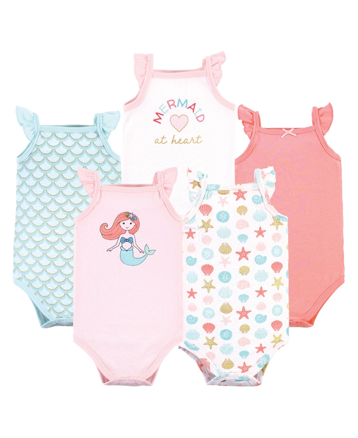 Click here for Hudson Baby Baby Girls Hudson Cotton Sleeveless Bo... prices