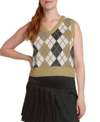 Dickies Cotton Argyle Sweater Vest - Macy's