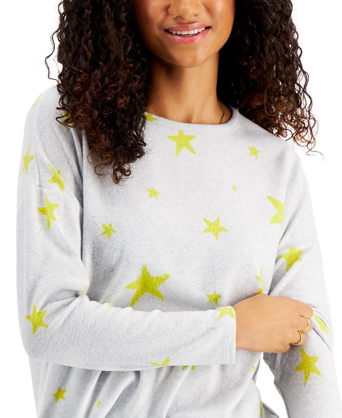 Style & Co Star-Print Sweater, Created for Macy's - Macy's