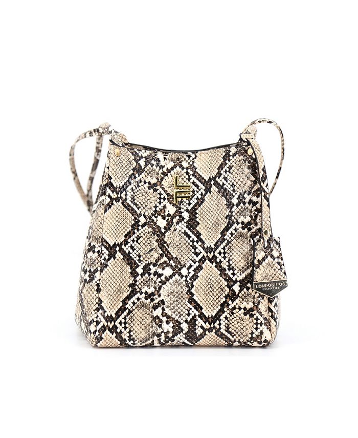 London Fog Women's Coco Python Crossbody Bag - Macy's
