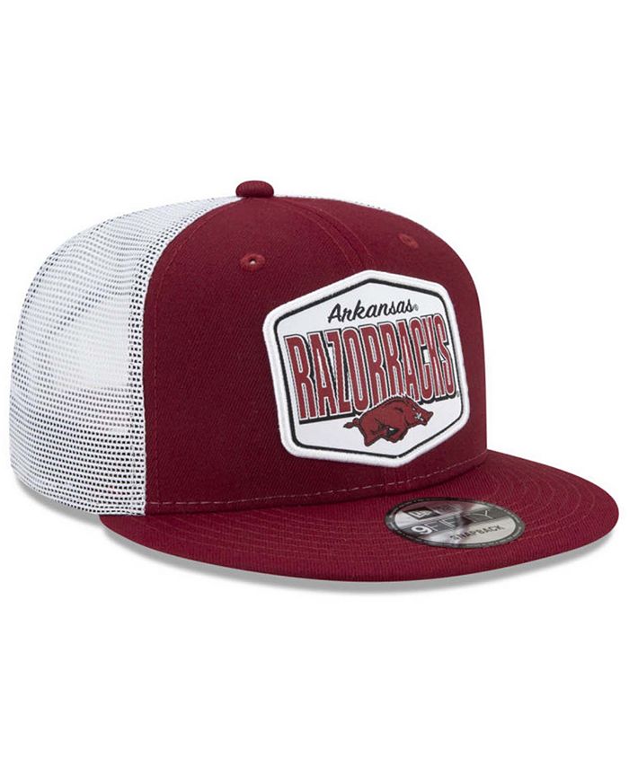 New Era Arkansas Razorbacks Patch Mesh Snapback Cap - Macy's