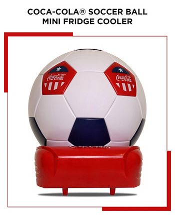 Koolatron Coca-Cola® Soccer Ball 5 Can Mini Fridge, 12V DC/110V AC - Macy's