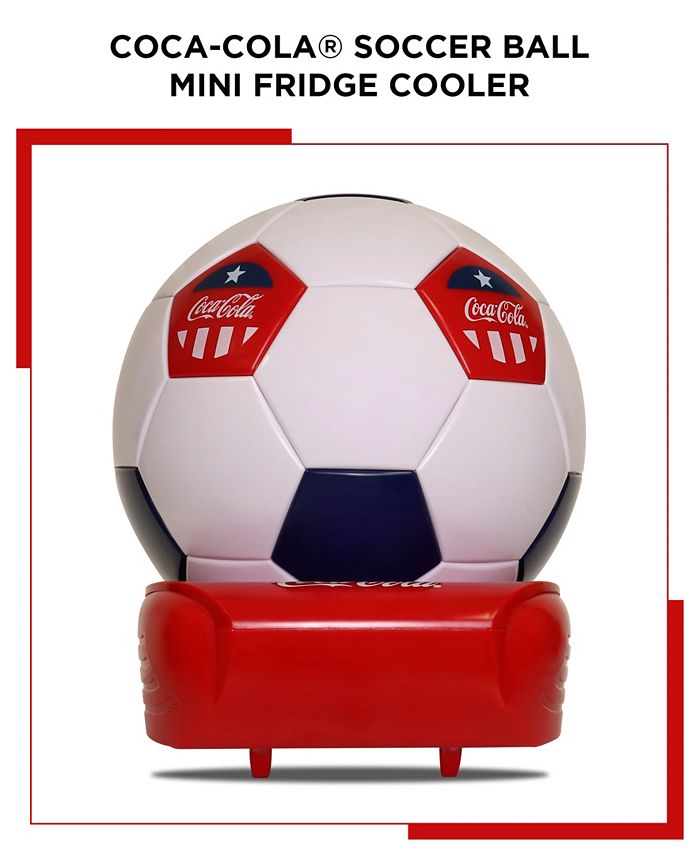 Koolatron Coca-Cola® Soccer Ball 5 Can Mini Fridge, 12V DC/110V AC - Macy's