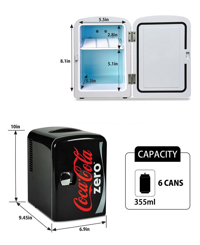 Koolatron Coca-Cola Coke Zero 4L Portable Cooler or Warmer - Macy's
