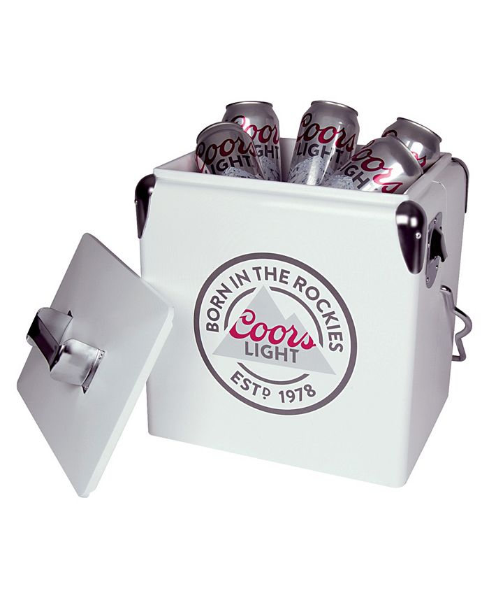 Koolatron Coors Light® Retro Ice Chest Cooler with Bottle Opener 13L ...