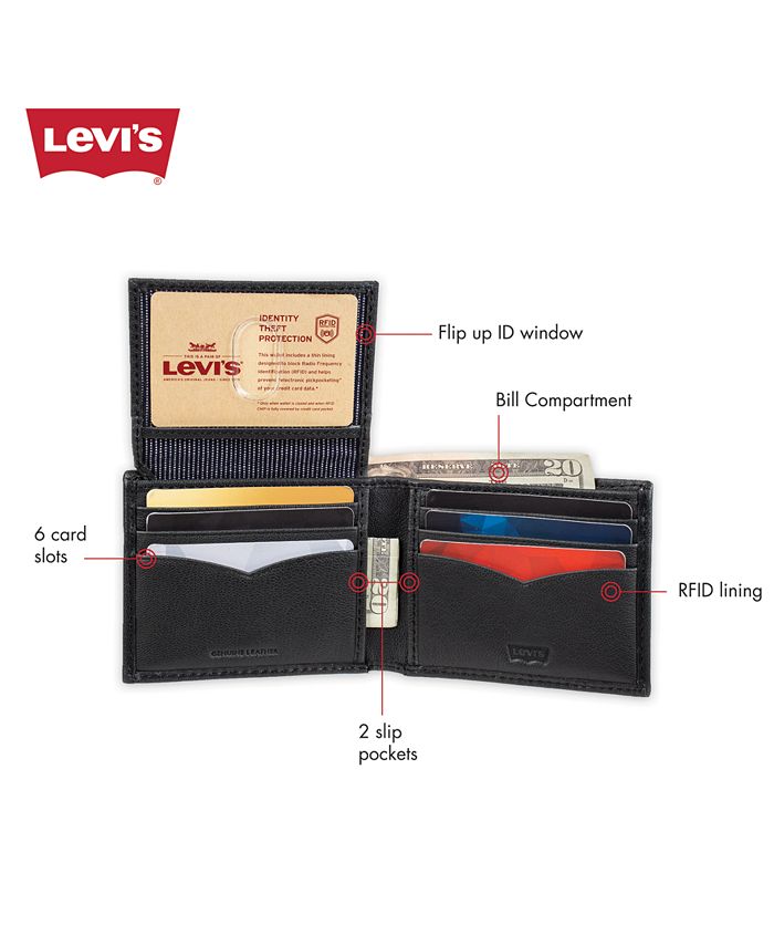 Levi's Men's Selman RFID Passcode Wallet - Macy's