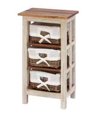 Farmhouse Rattan Storage Unit - Macy's