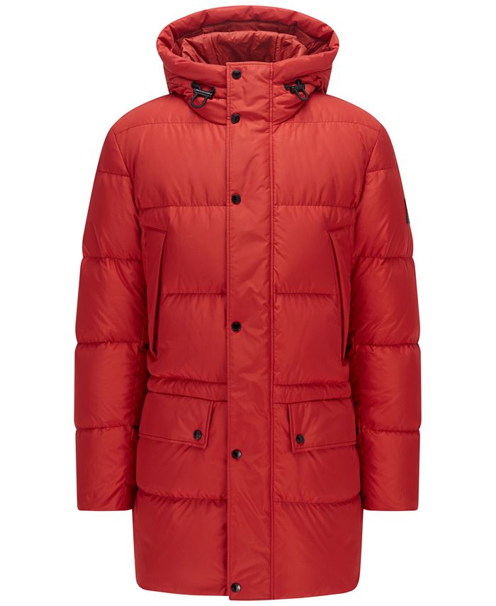 Hugo Boss Men's Down-Filled Parka Jacket - Macy's