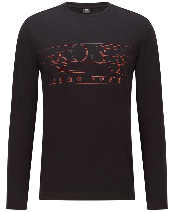Hugo Boss BOSS by Men's Cotton-Jersey T-Shirt & Reviews - Hugo Boss ...