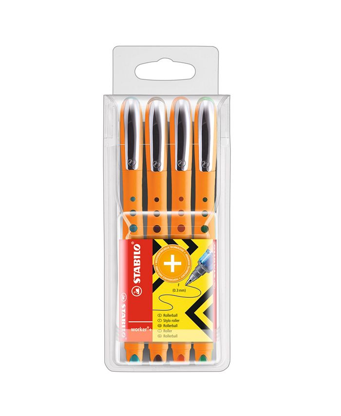 Stabilo Bionic Worker Pen Set, 4 Pieces - Macy's
