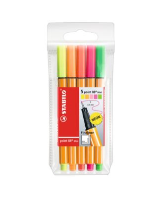 STABILO point 88 Mini Pen Wallet Set, 5 Pieces, - Macy's