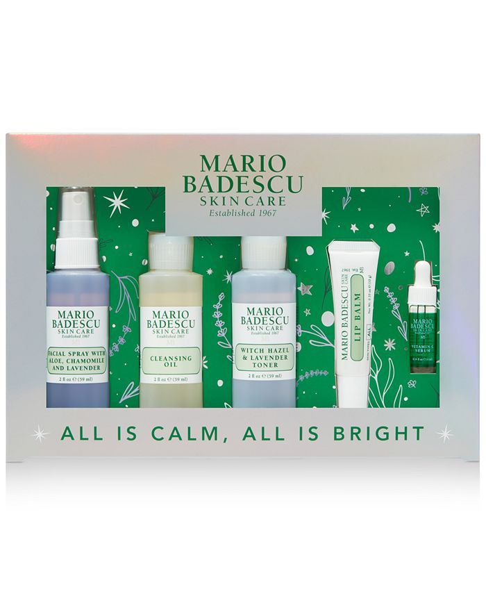 Mario Badescu 5-Pc. All Is Calm, All Is Bright Gift Set, Created for ...