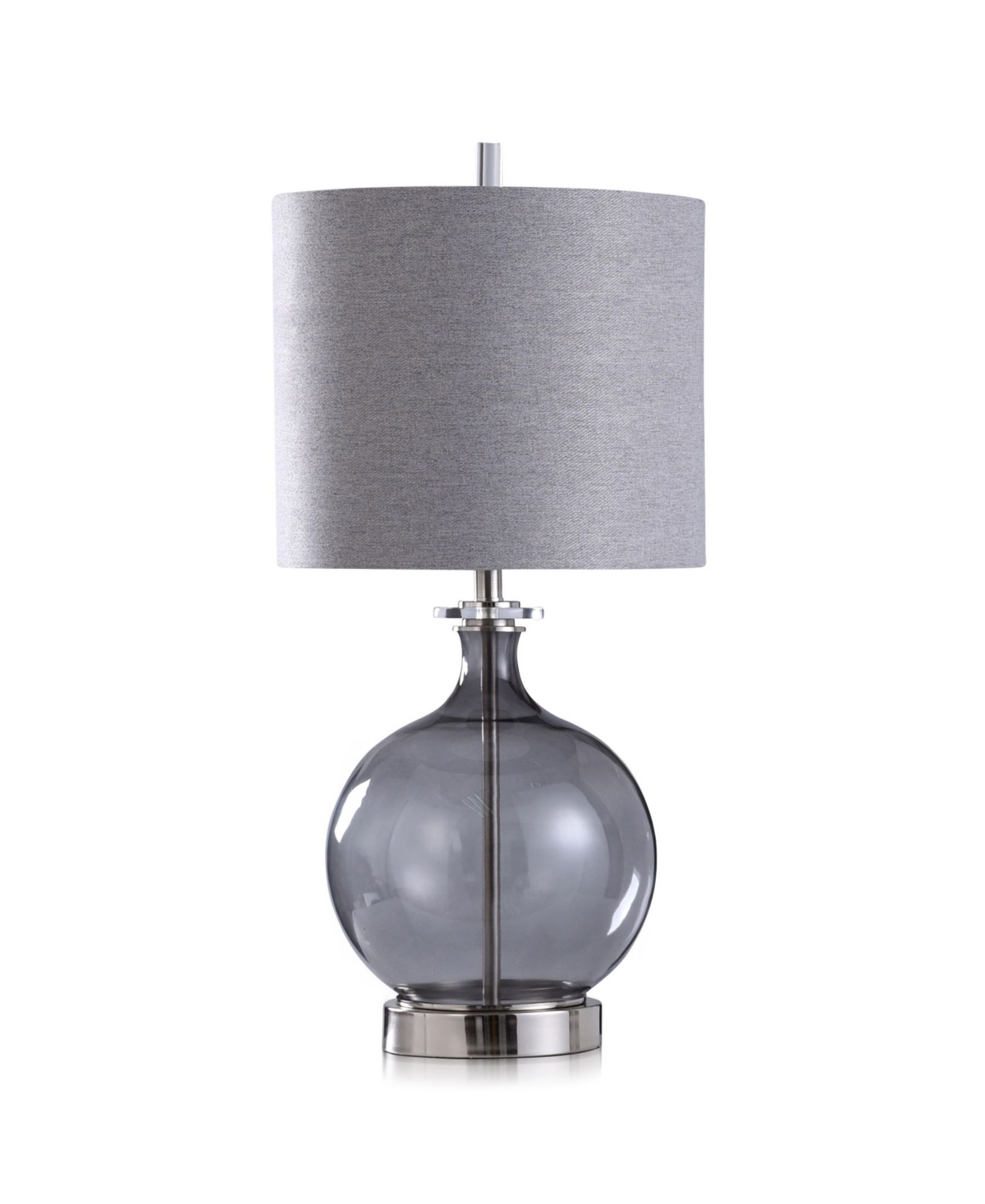 Click here for Smoked Glass Globe Table Lamp - Gray prices