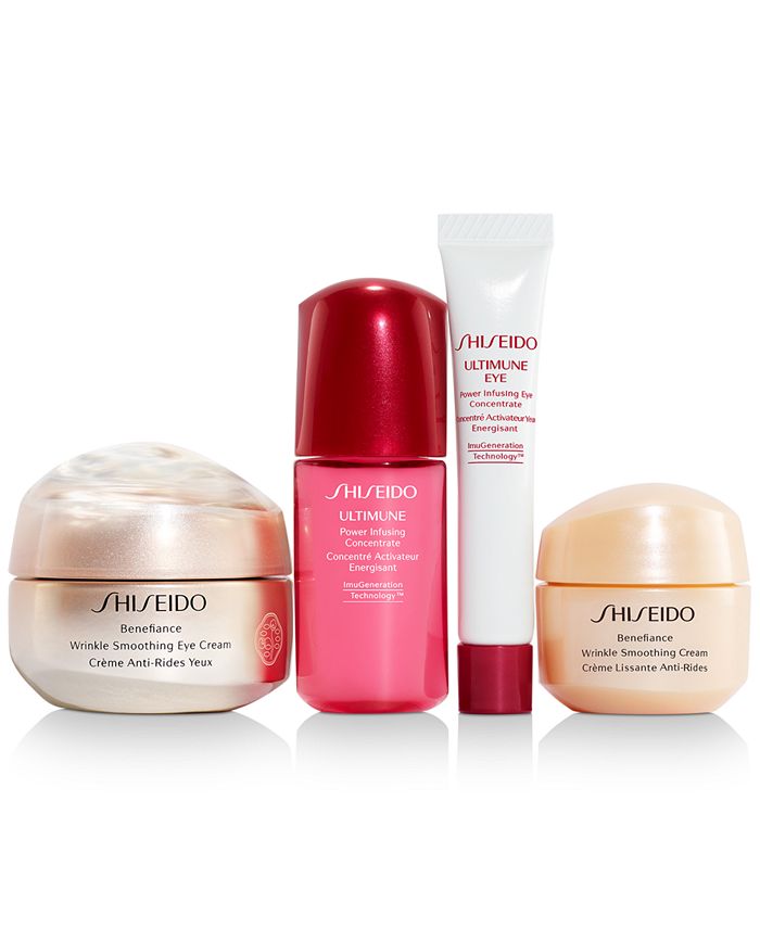 Shiseido 4-Pc. Benefiance Wrinkle Smoothing Eye Set - Macy's