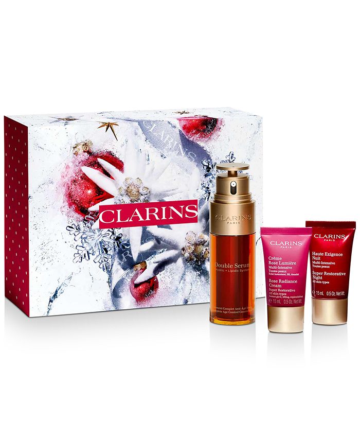 Clarins 4-Pc. Double Serum & Super Restorative Set - Macy's