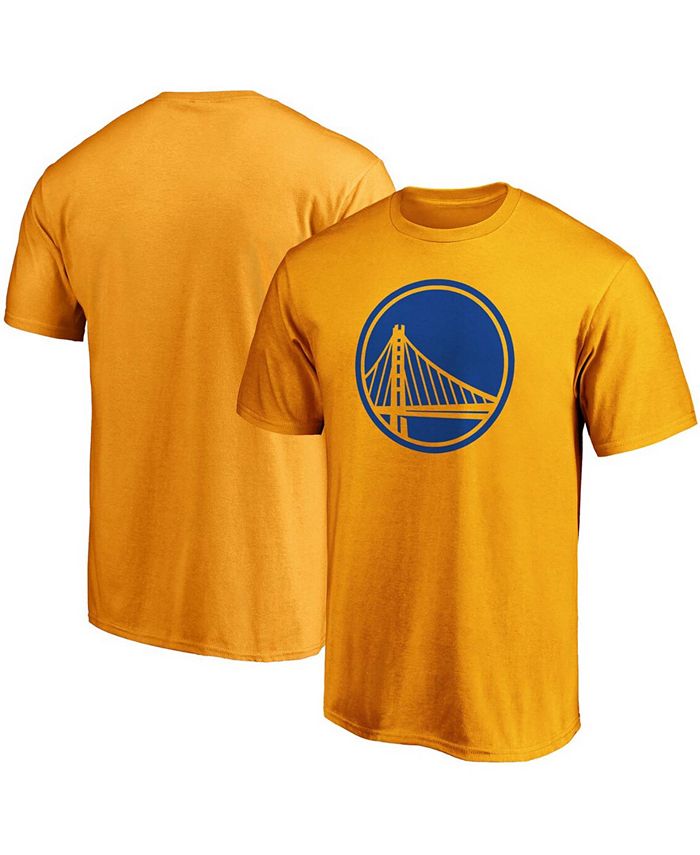 Fanatics Men's Gold Golden State Warriors Primary Team Logo T-shirt ...