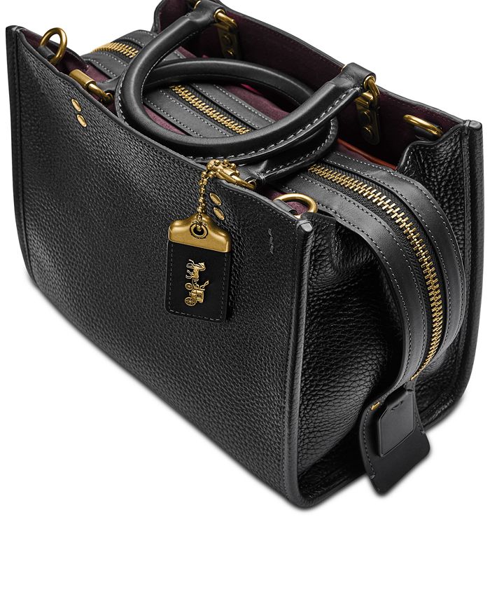 COACH Rogue 25 Leather Satchel - Macy's