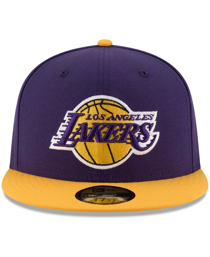 New Era Men's Los Angeles Lakers Official Team Color 2Tone 59FIFTY ...