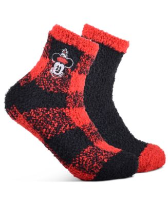 Planet Sox 2-Pk. Minnie Mouse Holiday Softee Socks - Macy's