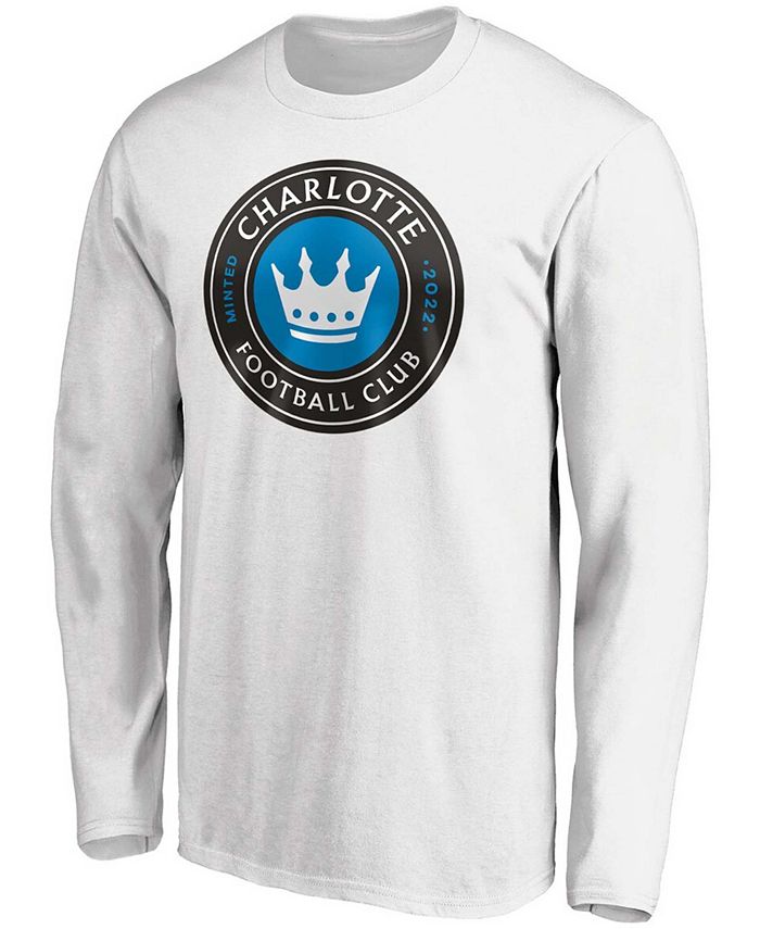 Fanatics Men's White Charlotte FC Primary Logo Long Sleeve T-shirt - Macy's