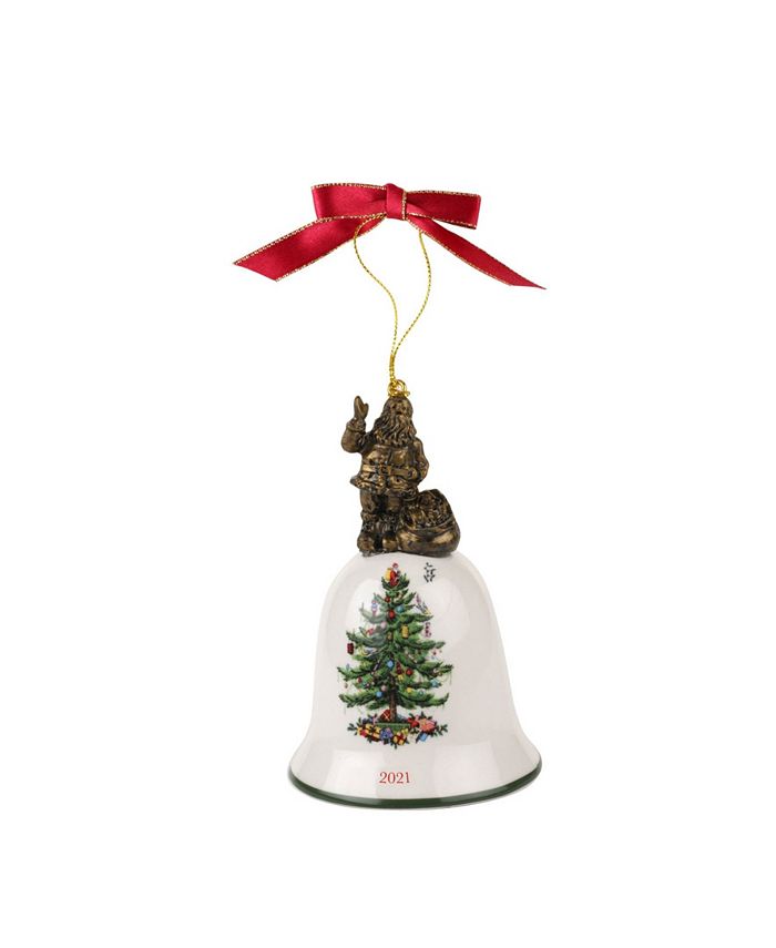 Spode Santa Bell Annual Ornament 2021 - Macy's