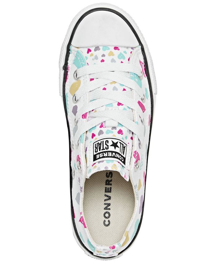 Converse Little Girls Chuck Taylor All Star Hearts Casual Sneakers from ...