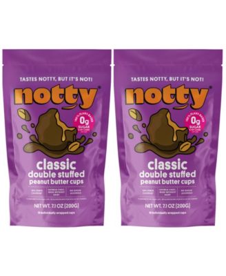 Notty Foods Classic Peanut Butter Cups, Pack of 2 - Macy's