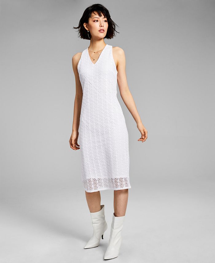 And Now This Crochet Bodycon Dress - Macy's