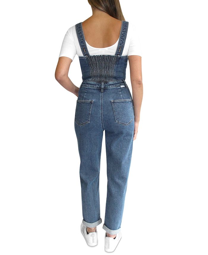 Almost Famous Crave Fame Juniors' Zip-Up Overalls & Reviews - Jeans ...
